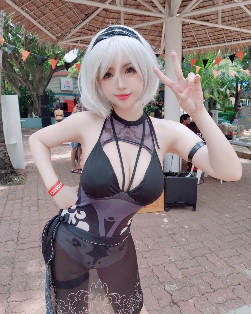 Misakicos on Twitter: "NIER AUTOMATA 2B Cosdukdik ♡ #cosplay #2B #nierautomatacosplay"