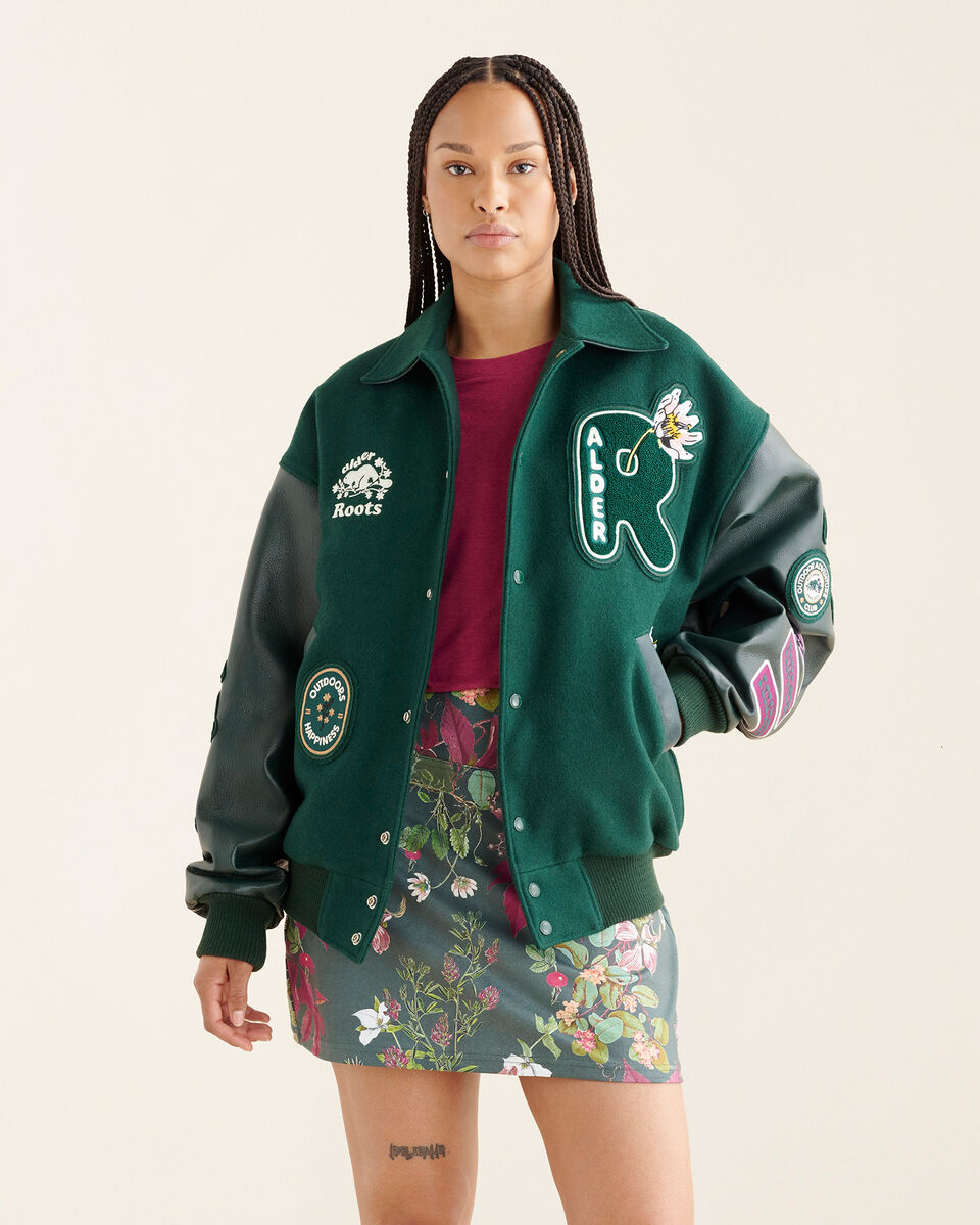 Ariel Norling on Twitter: "the alder apparel and roots collab varsity jacket has me speechless 🥺 ...