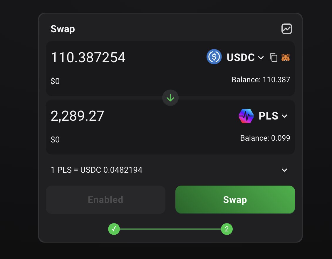 yankeetsao.lens 🦇🔊｜🧙🏻‍♂️ on Twitter: "最后，你就可以在DEX上面把其他资产兑换为PLS代币了，PLS上的第一大DEX是 @PulseXcom ，网址如下 ...