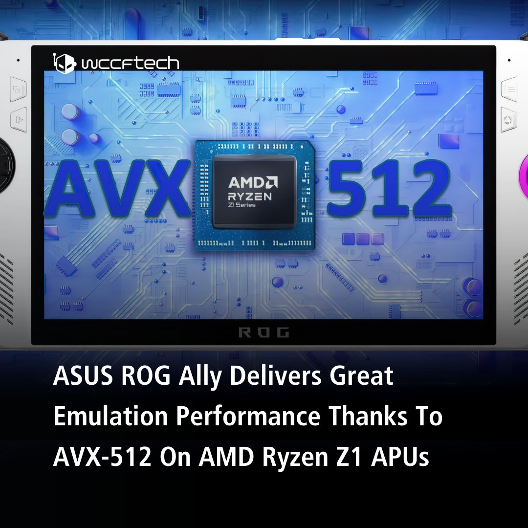 Wccftech on Twitter: "The ASUS ROG Ally handheld is also a great device to emulate games on ...