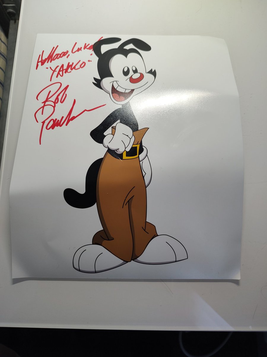 RegularCapital on Twitter: "Met Rob Paulsen (@yakkopinky) at @walescomiccon in Telford today, a ...