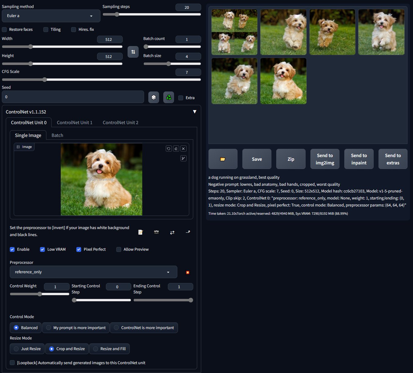 forasteran on Twitter: "「reference-only」ControlNet 1.1.153で新preprocessorが爆誕！ SDのattention層を画像に直接 ...