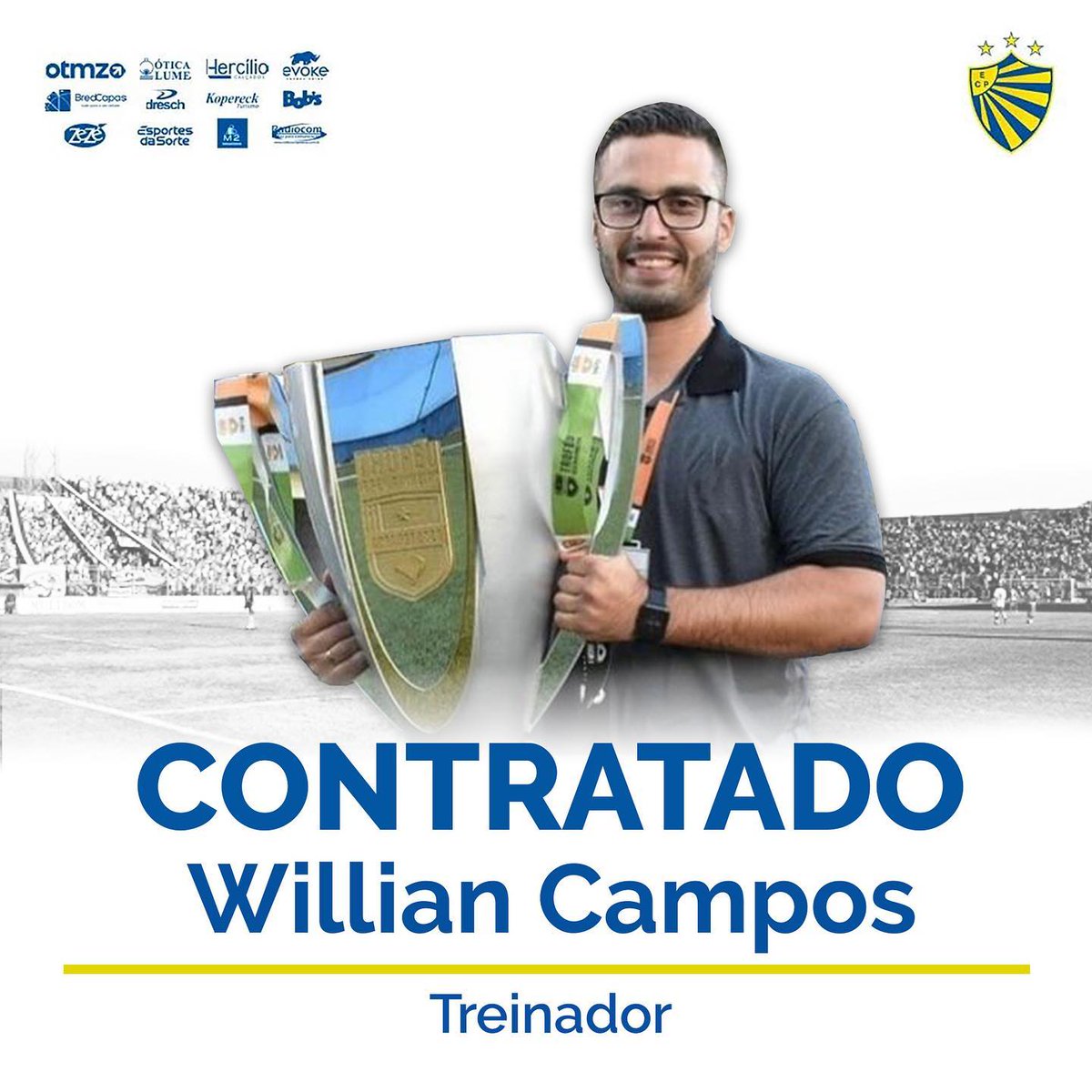 E.C. Pelotas on Twitter: "🐺 William Campos é o novo técnico do Lobo! ⚽ O Pelotas anuncia a ...