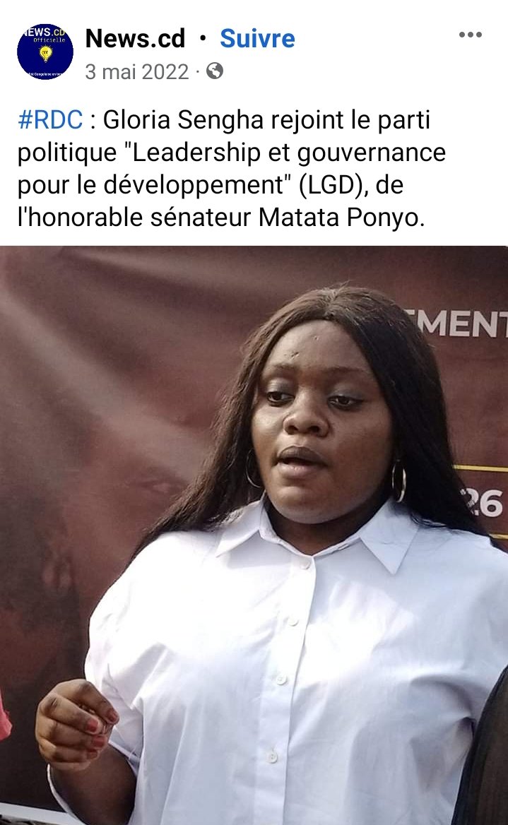 BENITA TSHISEKEDI ÉTAT DE DROIT ️💛💙 on Twitter: "🔴Jadis LUCHA, avant-hier VICI, hier LGD de ...