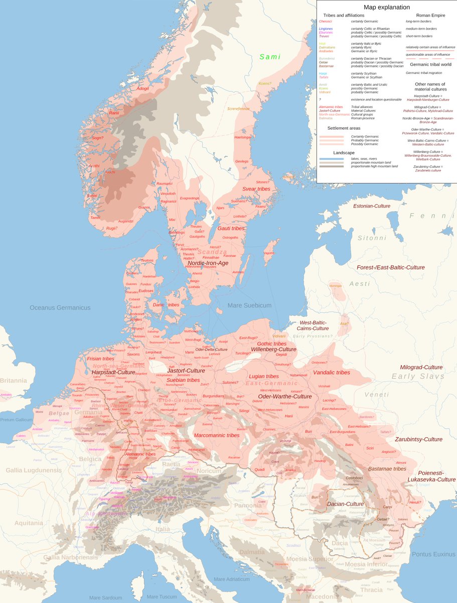 (1/12) Modern #Germanic languages are fascinating, but probably just as ...