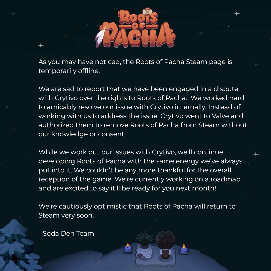 Roots of Pacha - BACK ON STEAM! on Twitter: "https://t.co/l9K0zFn8k4" / Twitter