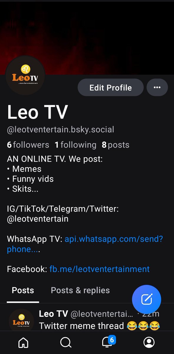 Lionel TV 🦁💀 on Twitter: "Follow Leo TV on Bluesky"