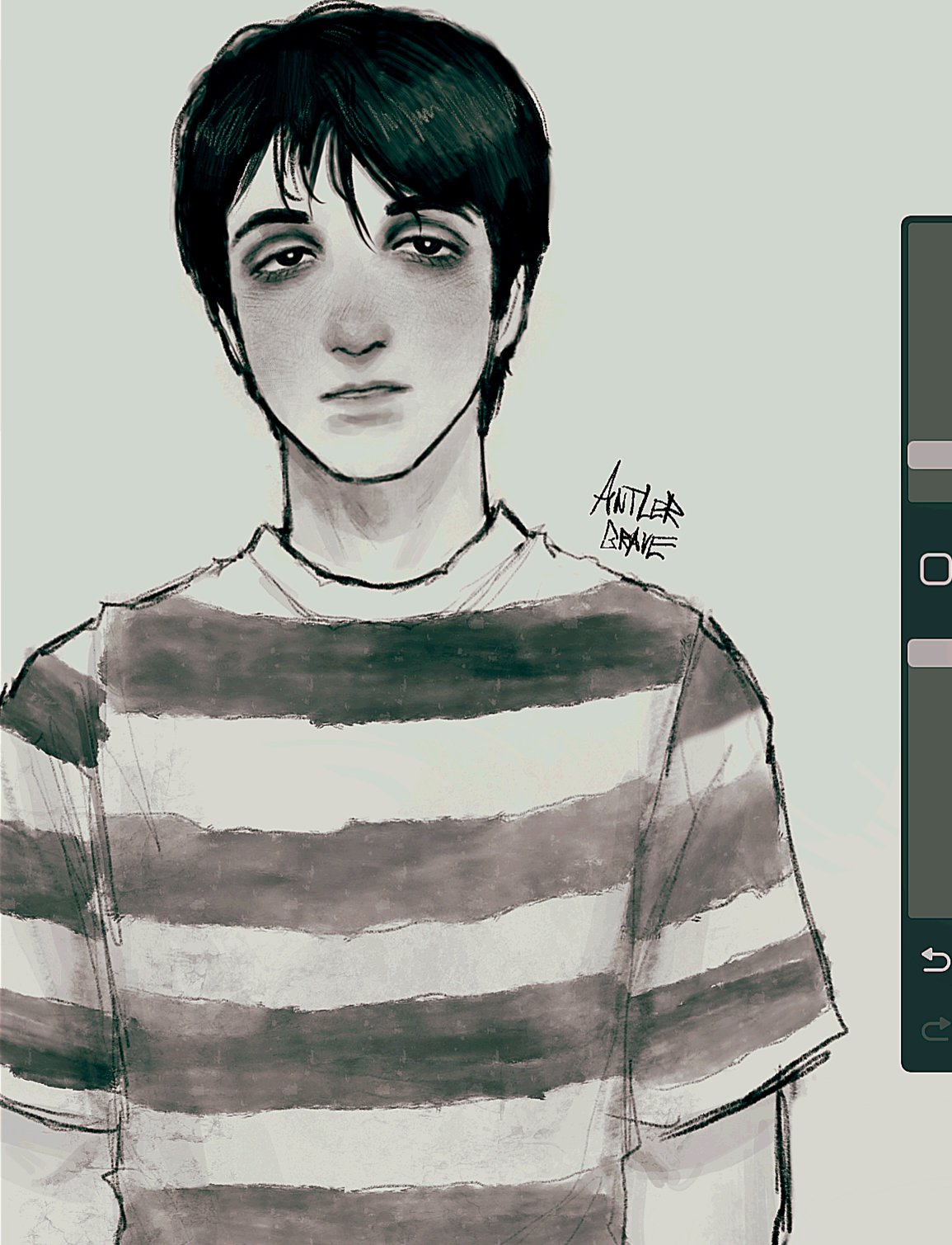 Bob From The Outsiders Drawing