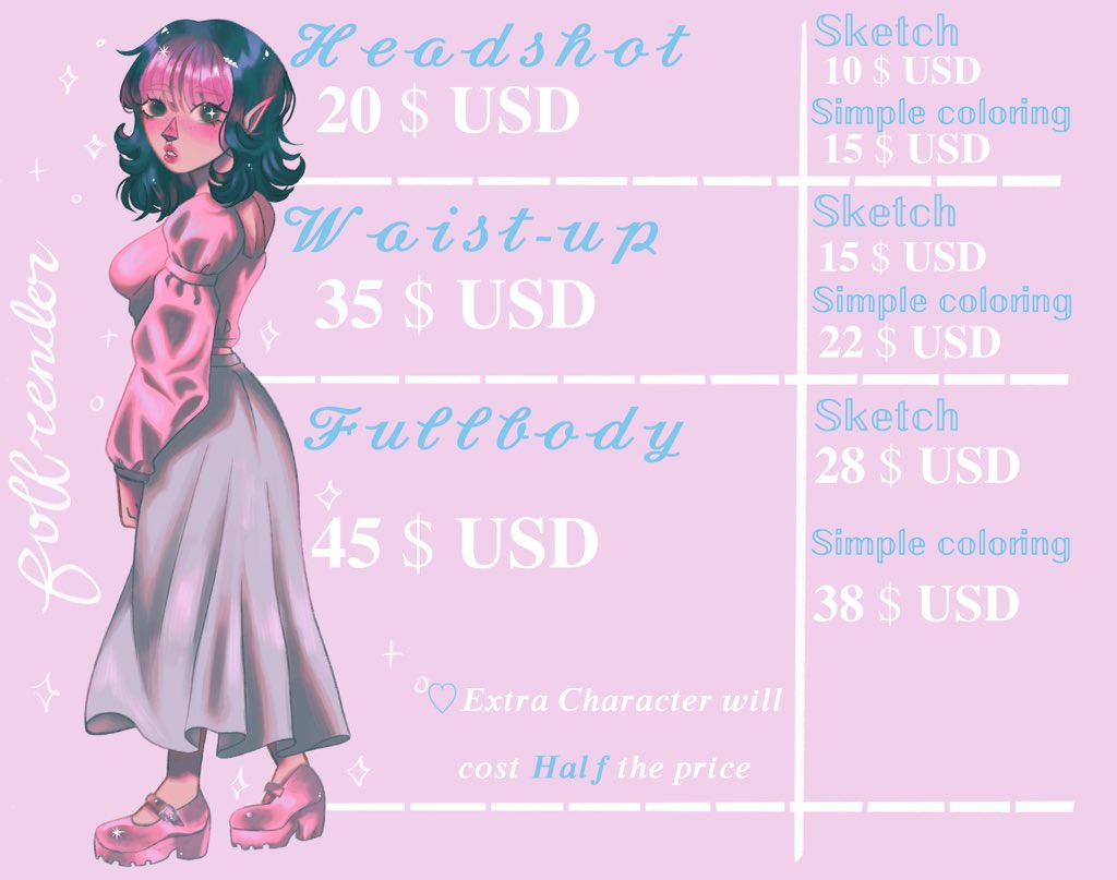 Fix♕Chan ⚜️ on Twitter: " 𝐂𝐎𝐌𝐌𝐈𝐒𝐒𝐈𝐎𝐍𝐒 𝐎𝐏𝐄𝐍!! Payment Via PayPal Info http://fixycommissions ...