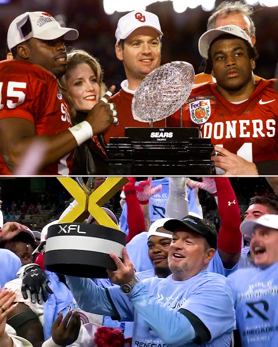 ESPN on Twitter: "2001 ️ 2023 🏈 Bob Stoops is a champion once again 🏆"