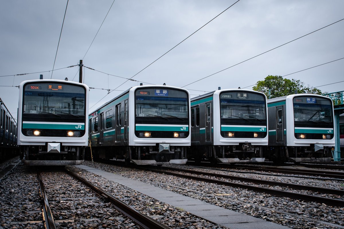 す か ぶ る ⑨ on Twitter: "2023.5.13 勝田車両センター“E501系車両撮影会”(1/2) あっという間の一時間でした。"