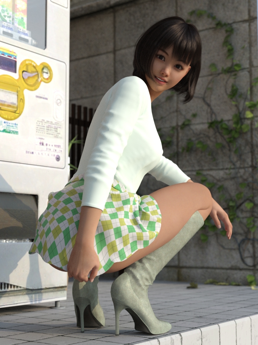 Hiro on Twitter: "ミニスカ CHIHARU #HiroinchibaChiharu #DAZStudio #3DCG #DAZ #CG #ミニスカート https ...