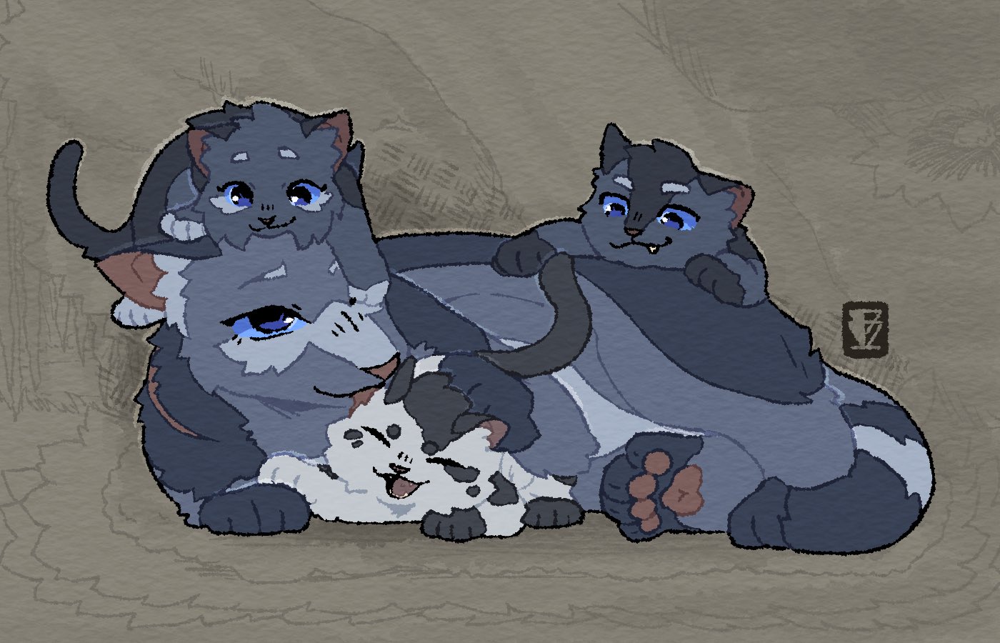 Stonefur And Mosskit