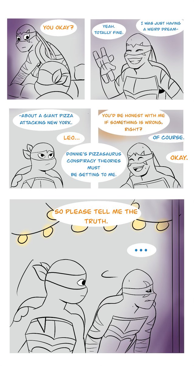 Part 4/?? of the ROTTMNT Nightmares Comic Being crave for your little ...