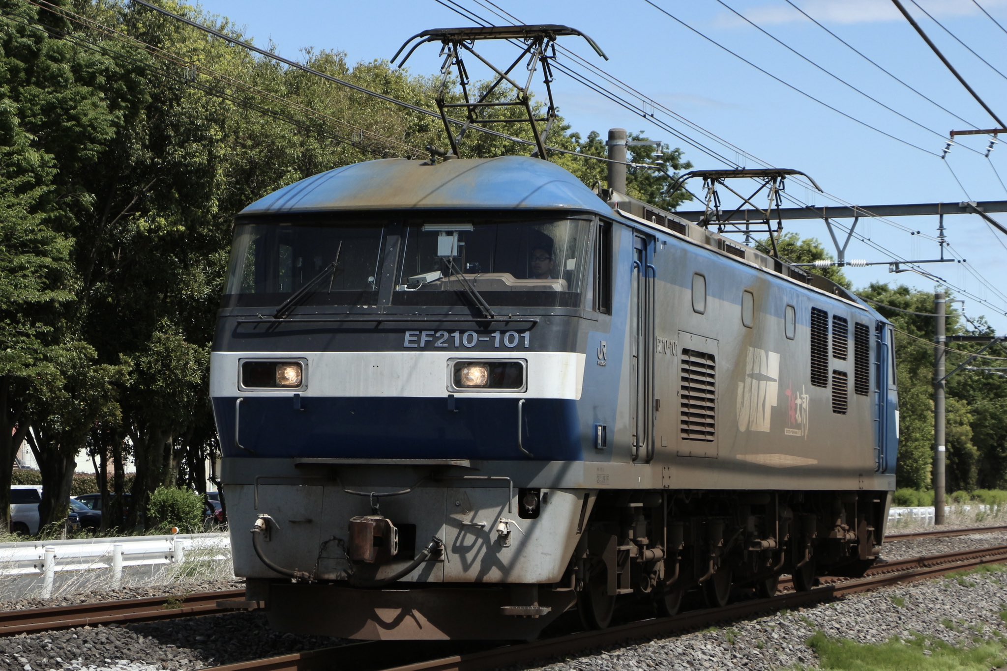 mar_shinkansen_train on Twitter: "5月8日に神保原〜新町間イオンタウン上里南にて撮影 単8791レ EF210-101 単機回送 #EF210 #EF210 ...