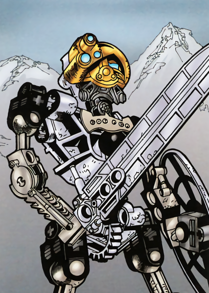 BionicleBot on Twitter: "Kopaka with his Makoki Stone fragment, https ...