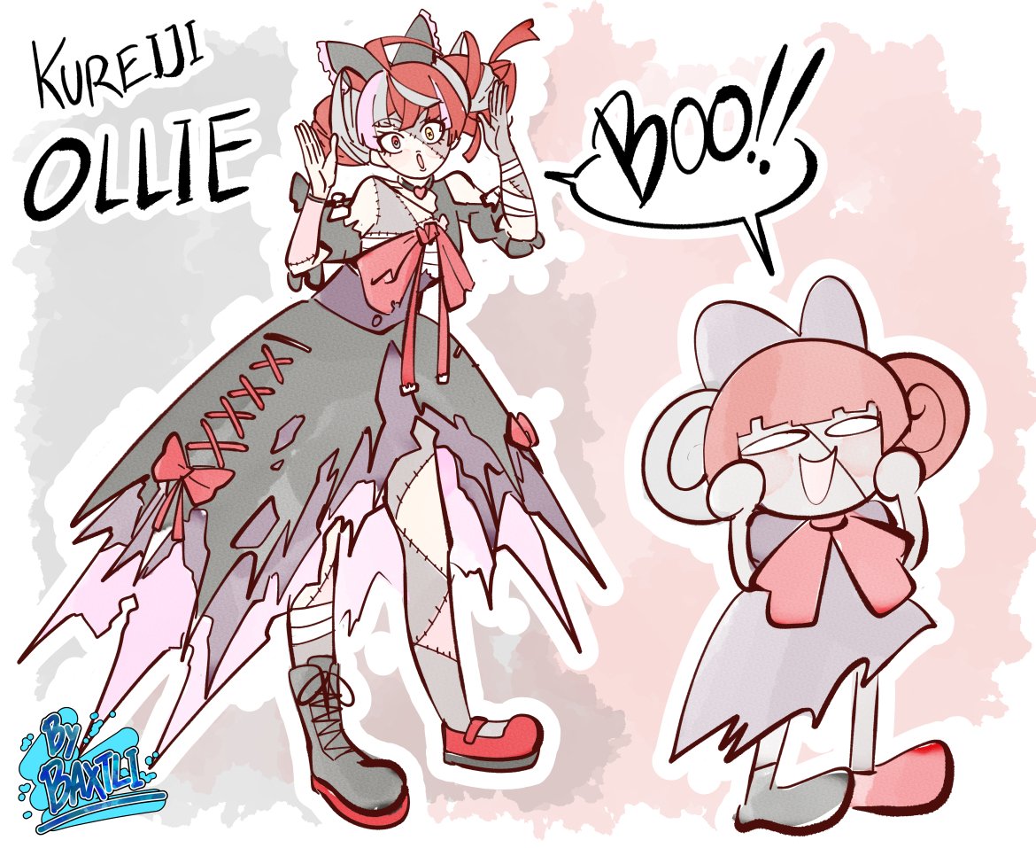 Kureiji Ollie (オリー)🧟‍♀️@ホロライブID on Twitter: "RT @Baxtli8: Kureiji Ollie in my normal & doodle ...