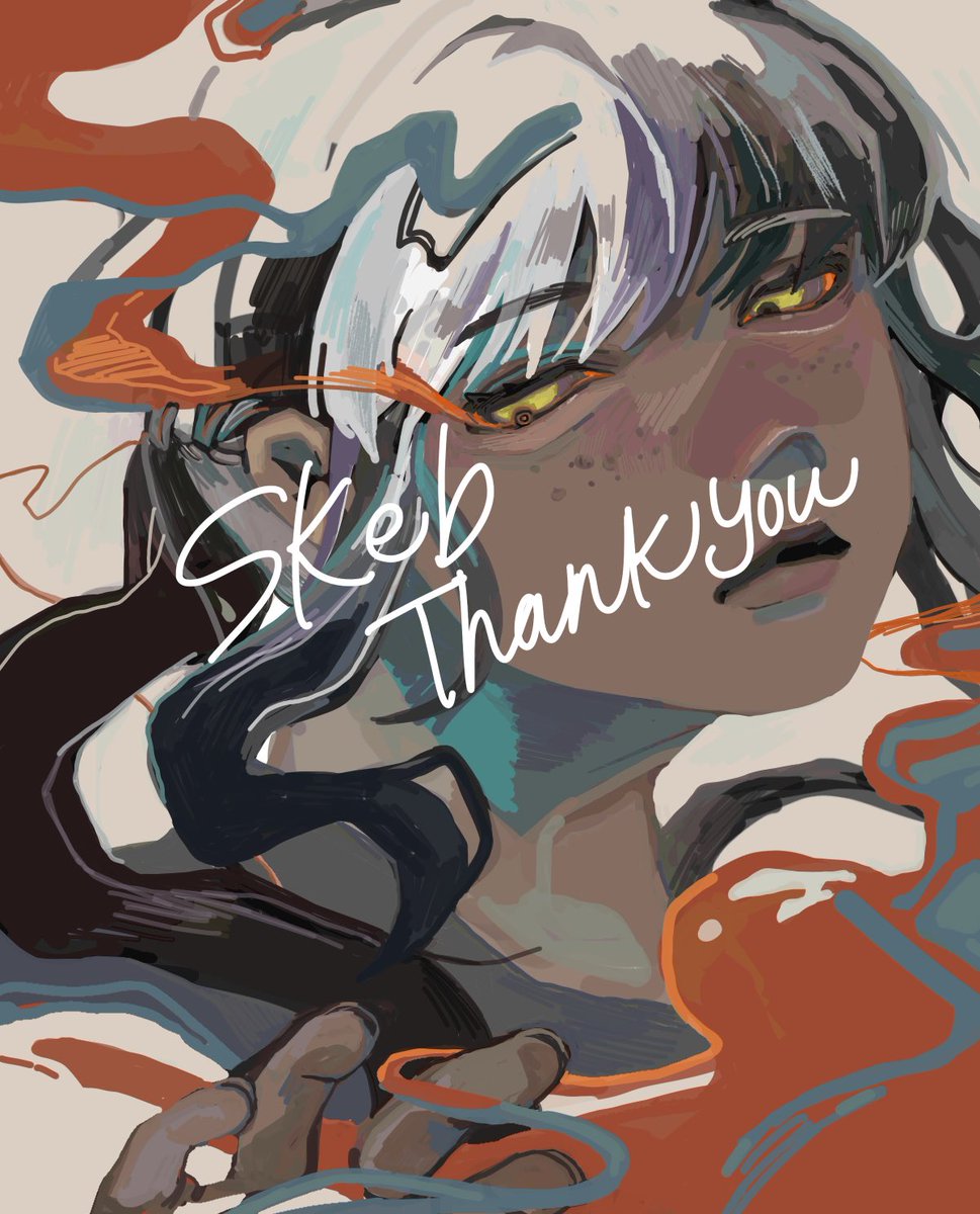 「Skeb thank you🚬🔥 (+おまけ)」|春雨のイラスト