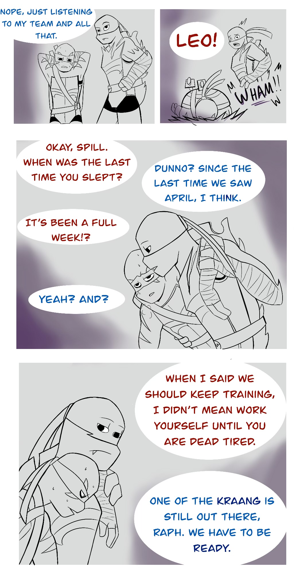 2014 Raph And April Comic 0398: Raphael – Comic | The Figure In