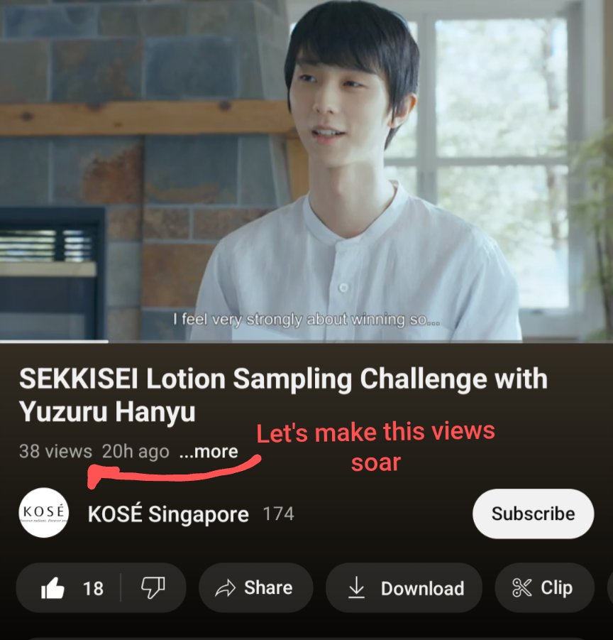 pep_on 🌌🪽 on Twitter: "Kose Singapore posted Yuzu's cm with English subs! No matter if you are ...