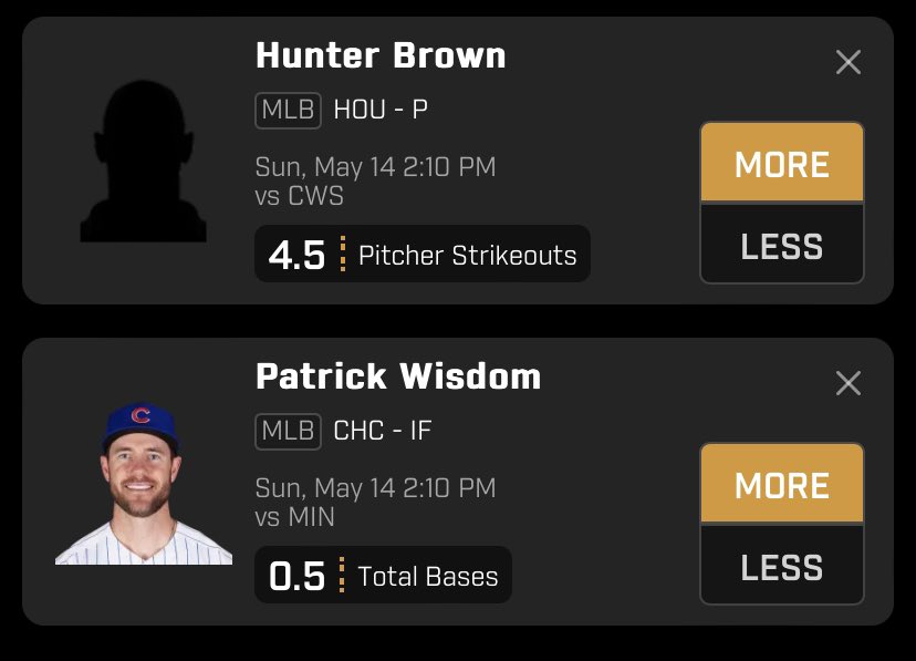 logan on Twitter: "MLB 5/14 loving the prizepicks entry. smack that in with a nice FD lineup and ...