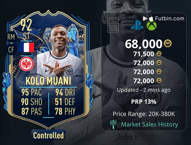 FIFA 23 News on Twitter: "Kolo Muani 🇫🇷 is one of the best strikers i have used in FIFA 23 Plays ...