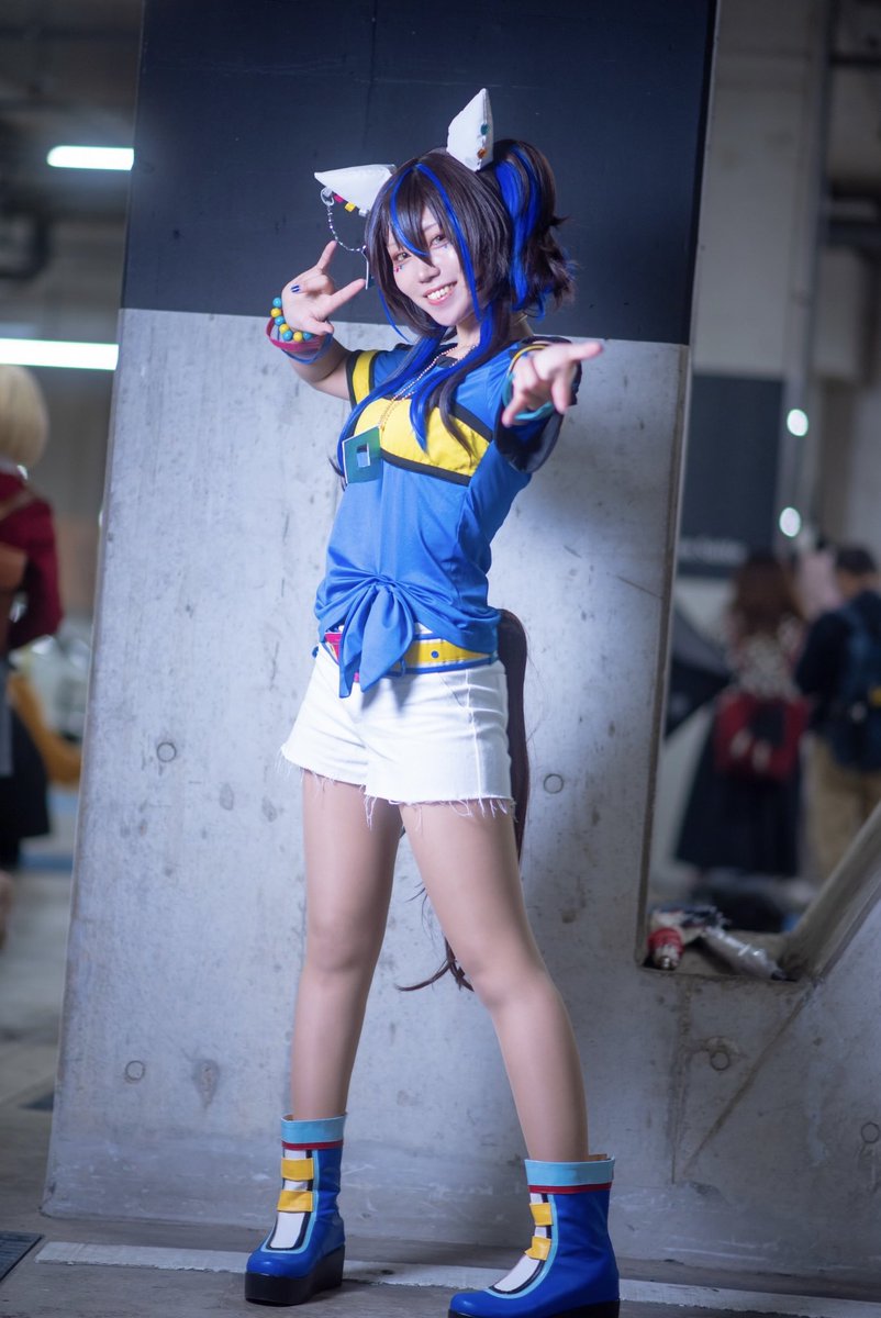 きぃぽぽ@a!7日ヘリオス on Twitter: "#コスプレ #cosplay ウマ娘/ダイタクヘリオス どやどや〜イケメてっしょ？？ #アコスタ福岡PayPayドーム #ウマ娘になって ...