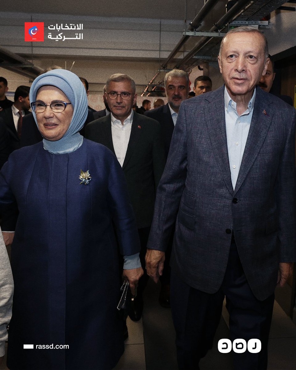 شبكة رصد On Twitter الرئيس التركي رجب طيب أردوغان يدلي بصوته في