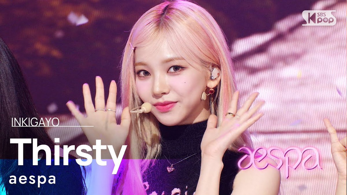 AESPA THAILAND ♡ on Twitter: "230514 การแสดงรายการ Inkigayo วันนี้ค่ะ 💙🌙⭐🦋 Spicy https://youtu ...