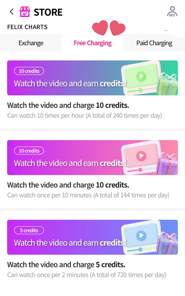 FELIX CHARTS on Twitter: " Watch ads RT & SPREAD 🔁 Referral code ...