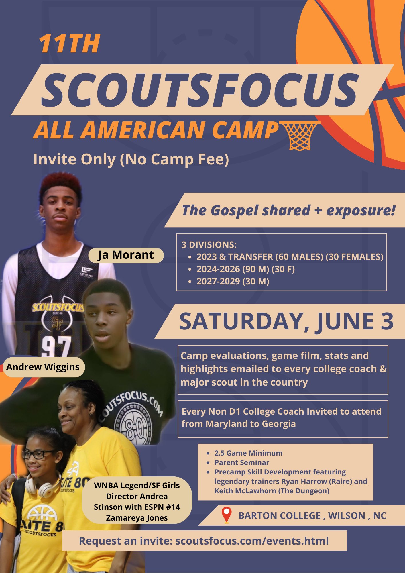 ScoutsFocus on Twitter: "📩 Request your invite now to secure your spot in one of the three ...