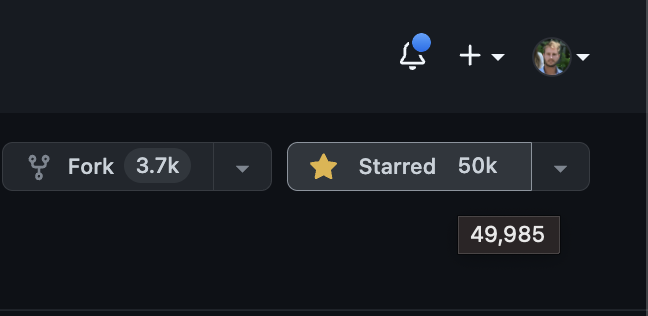 Paul Copplestone on Twitter: "We're just 15 stars away from 50K 👉 https://github.com/supabase ...