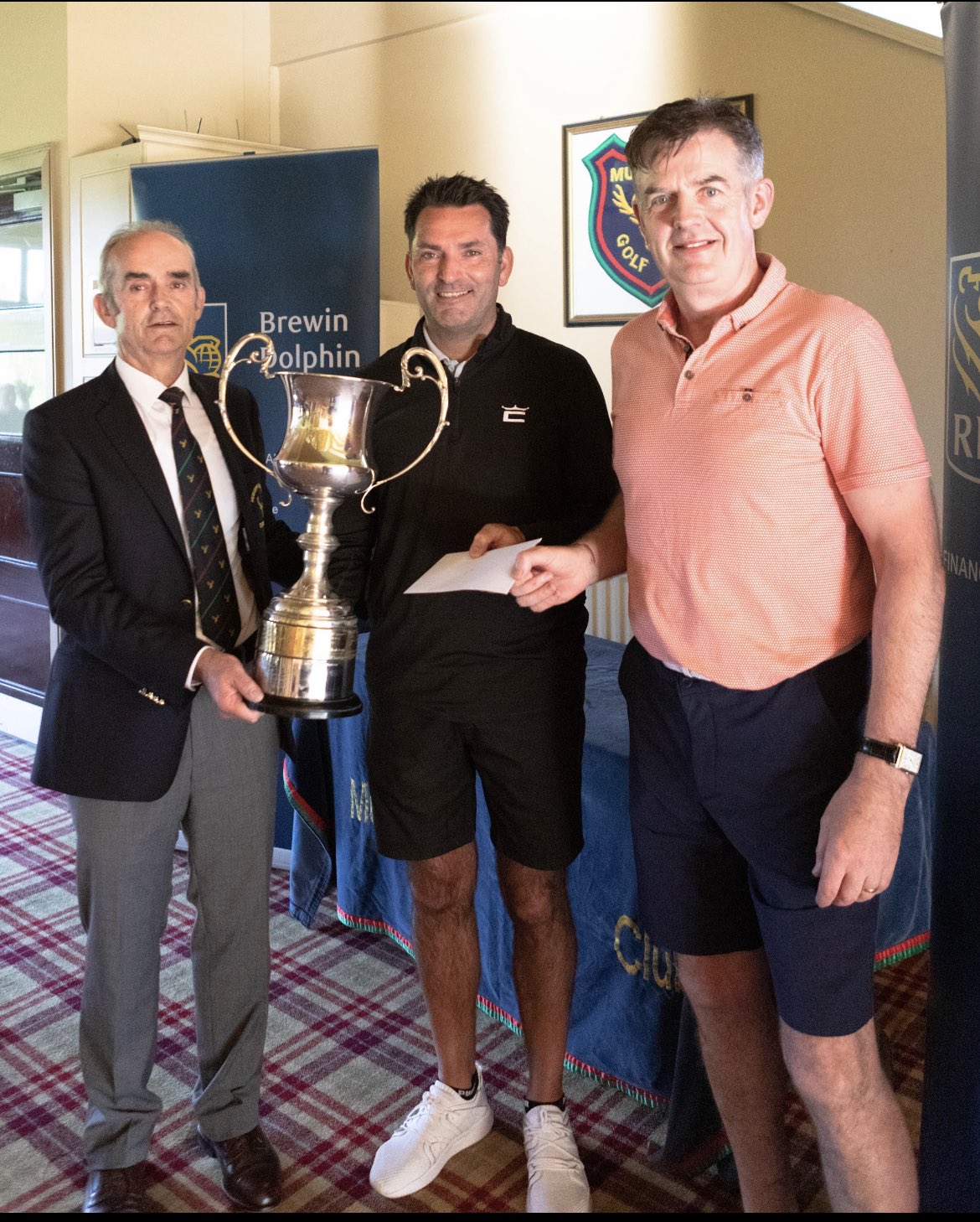 Muskerry Golf Club on Twitter: "Presentation of prizes by Michael O’Connor of @brewin_dolphin ...