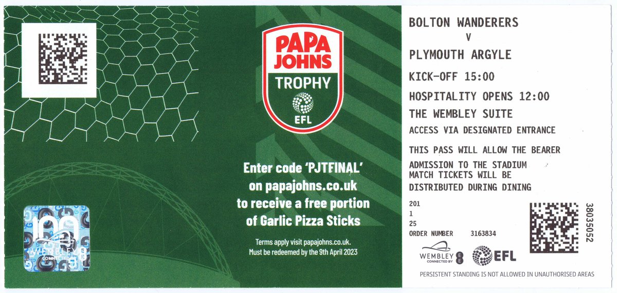 The Argyle Archive on Twitter: "Most of us had digital or print your own tickets for the recent ...