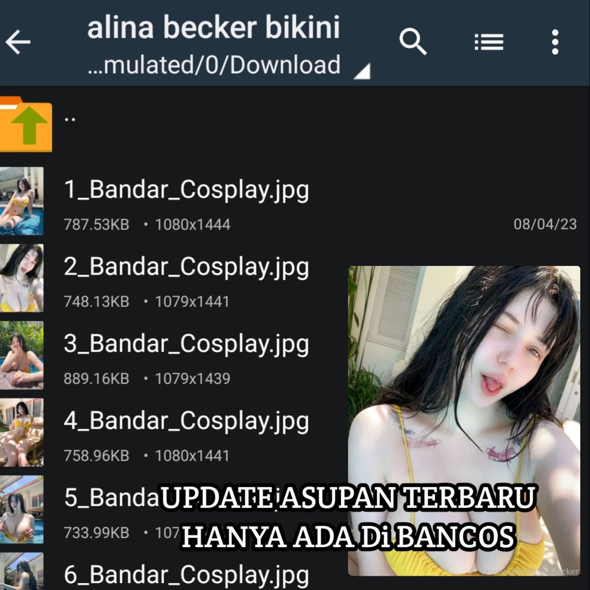 Bandar_Cosplay on Twitter: "RT @quienmanja69: 4lin4 b3ck3r Link download: https://go.paid4link ...