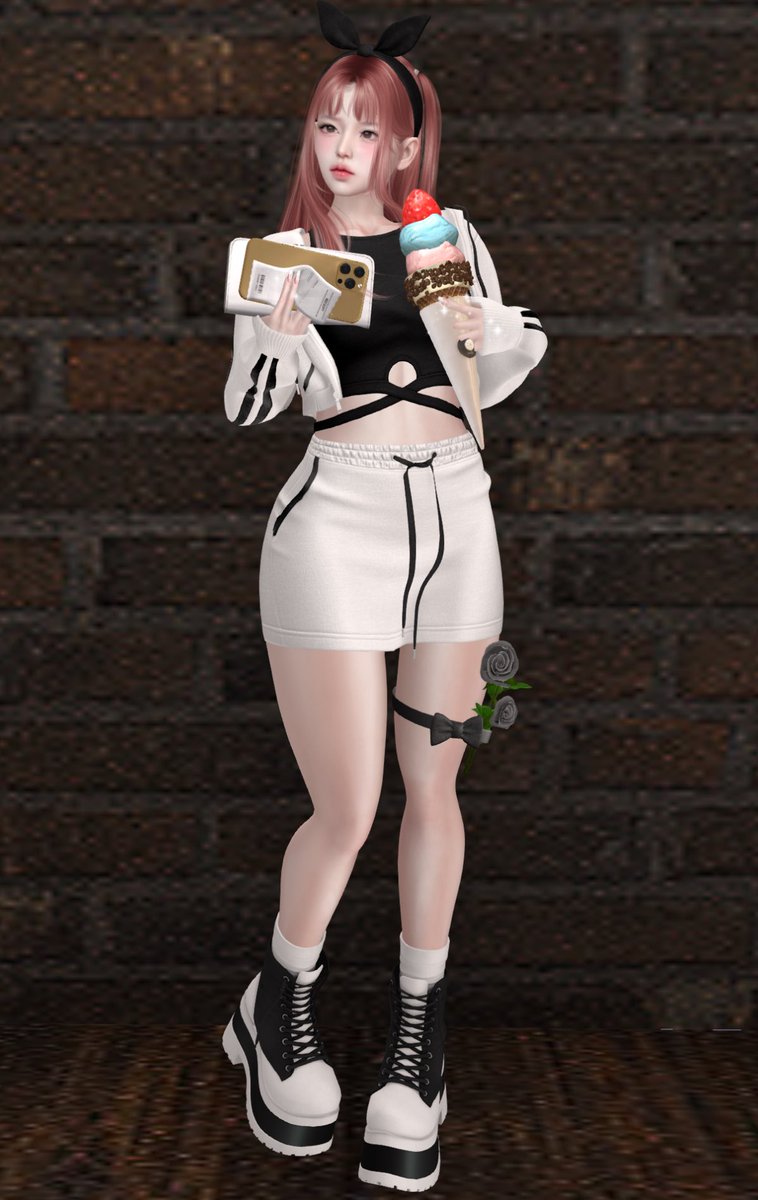 ♡̷.ﾟ𝚒𝚌𝚑𝚒𝚐𝚘♡̷.ﾟ on Twitter: "Access🛍 {Rosier} /Alex Sweater / (PinkStripe) {HIME*DREAM} Risa ...