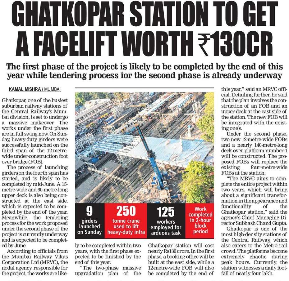 मुंबई Matters™ ️ On Twitter Mumbai Good News For Cr Commuters