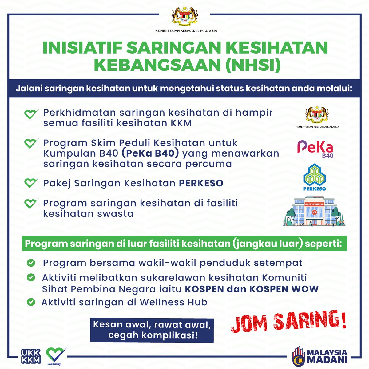 KKMalaysia🇲🇾😷 on Twitter: "🏩Kementerian Kesihatan Malaysia (KKM) telah melancarkan beberapa ...