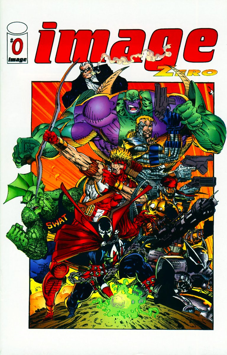 Daily Spawn Archive on Twitter: "Spawn makes an appearance on the cover of Image Zero #0 (1993 ...