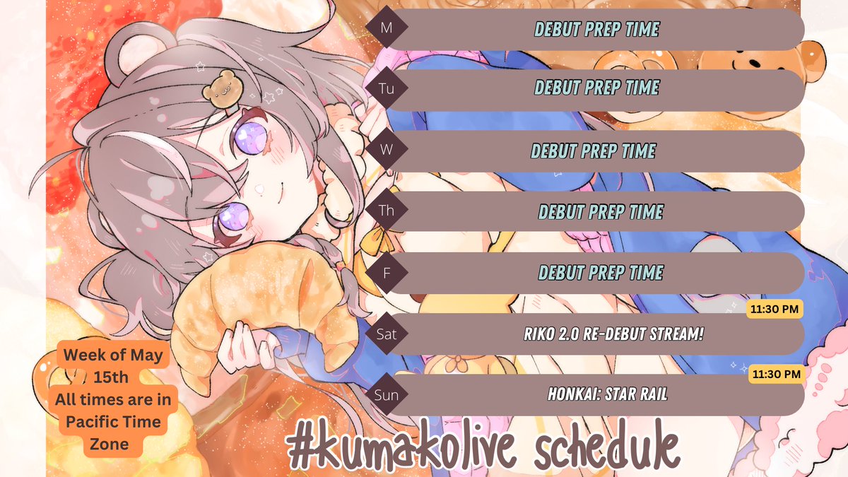 Riko Kumae 熊江璃子 2.0 Debut May 20th! on Twitter: "Kon Kuma! The week of May 15th is officially 2. ...