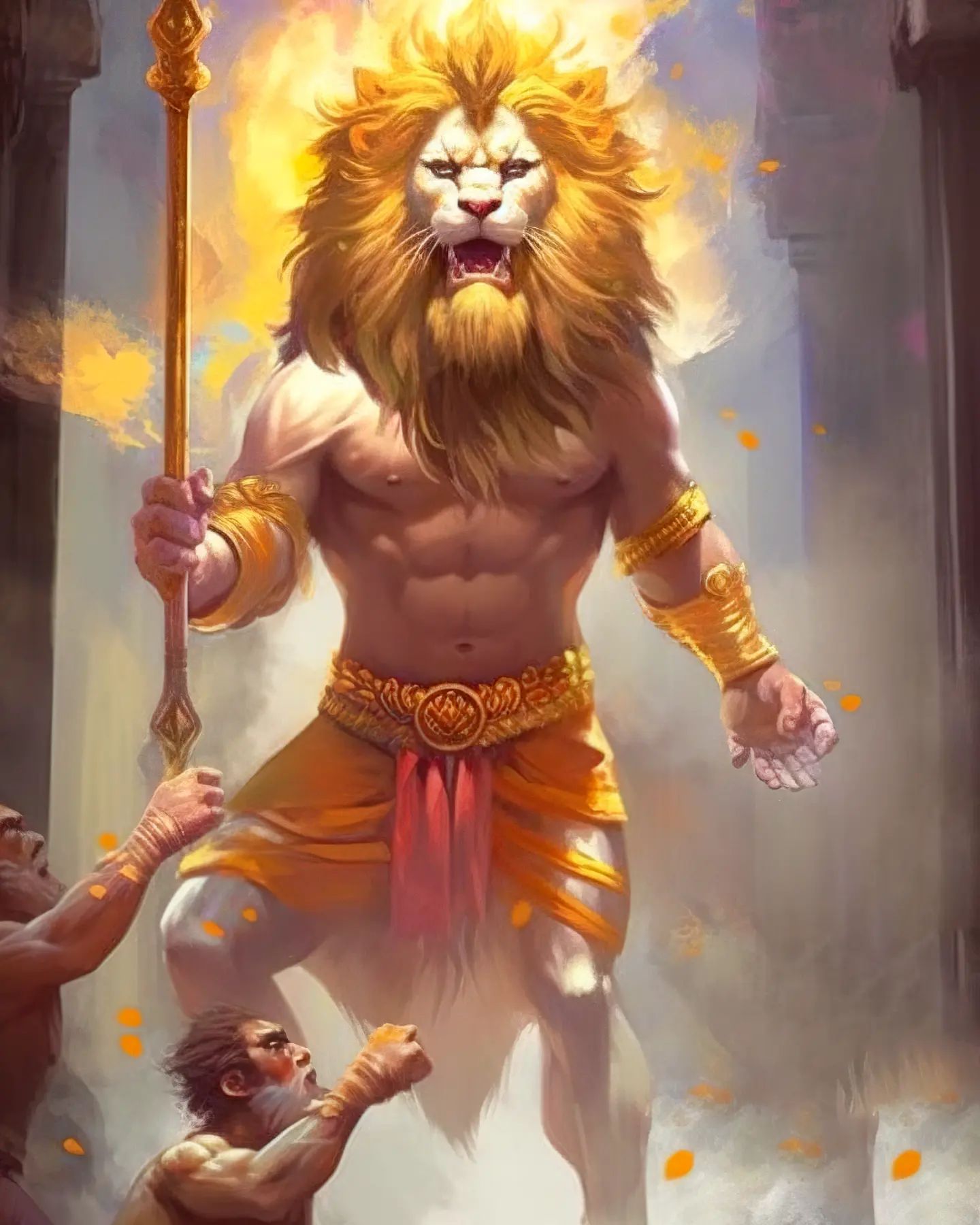 Animated Lord Narasimha Wallpapers