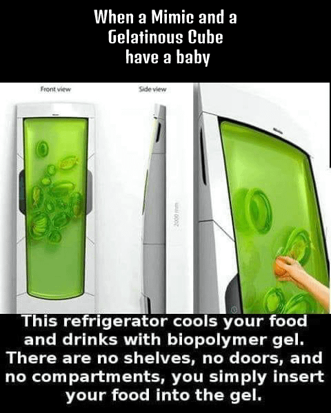 DND Memes on Twitter: "When a Mimic and a Gelatinous Cube have a baby 🧙🏻‍♂️⚔️⚔️ OC: DarthGaff # ...