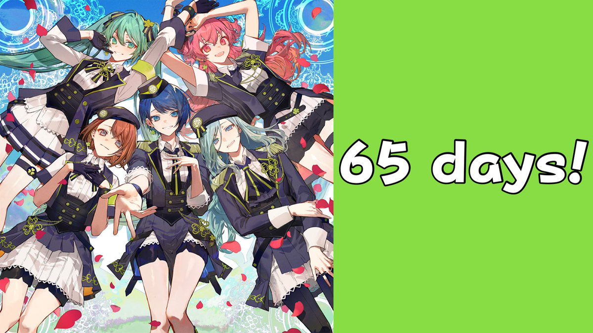 project sekai countdown! on Twitter: "23 days until Nightcord at 25:00's fifth single! 37 days ...