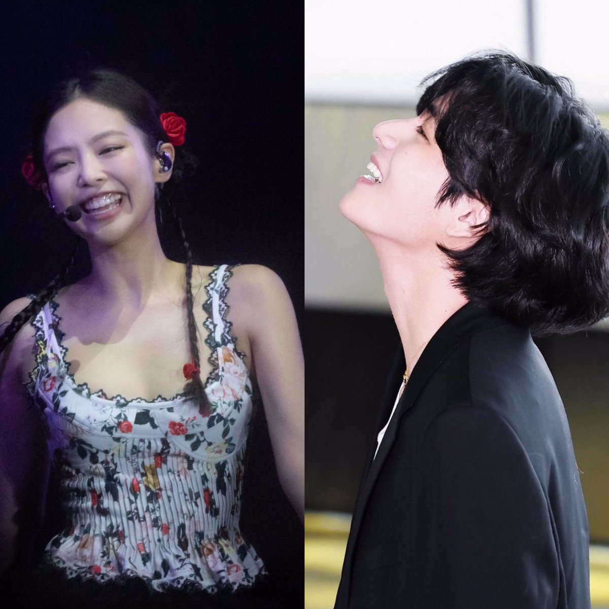 Vear ♡ on Twitter: "taehyung and jennie aura since the rumor came out is shining that’s how ...