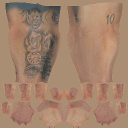 K＇LERRY FACEMAKER on Twitter: "eFootball Tattoos converted to PES21 13 Arm textures converted ...