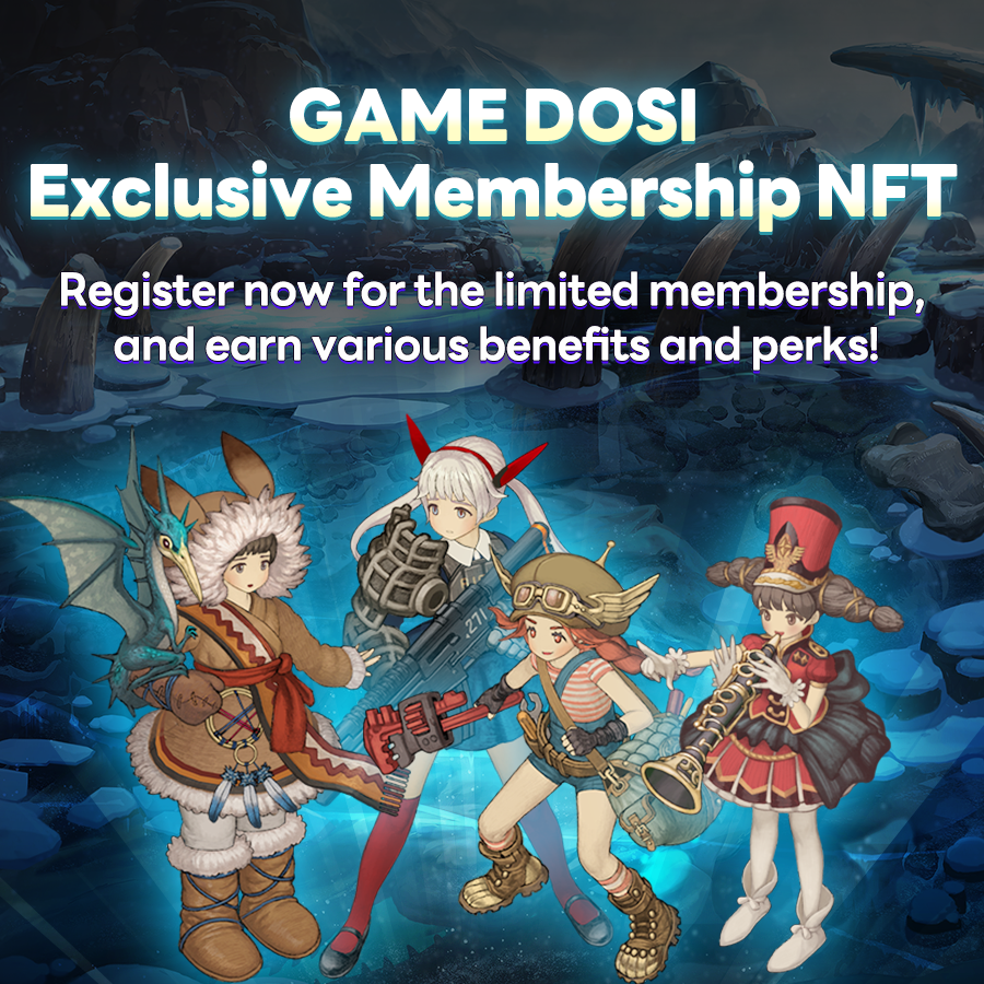 DOSI_official on Twitter: "RT @game_dosi: 📢 GAME DOSI Membership NFT Sales Don’t miss the chance ...