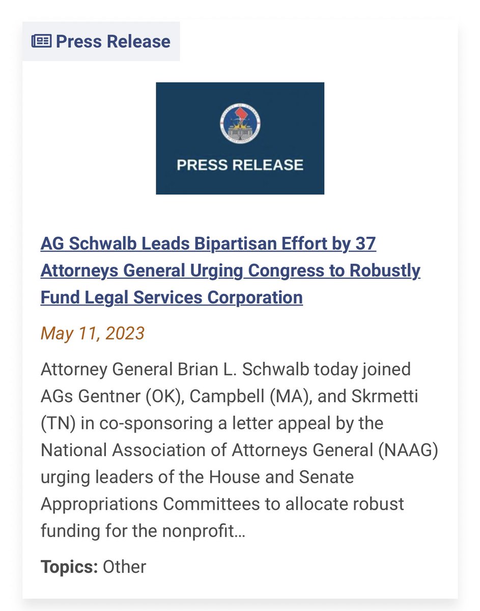 Logan Dobson on Twitter: "Last three press releases on the DC attorney general’s website ...