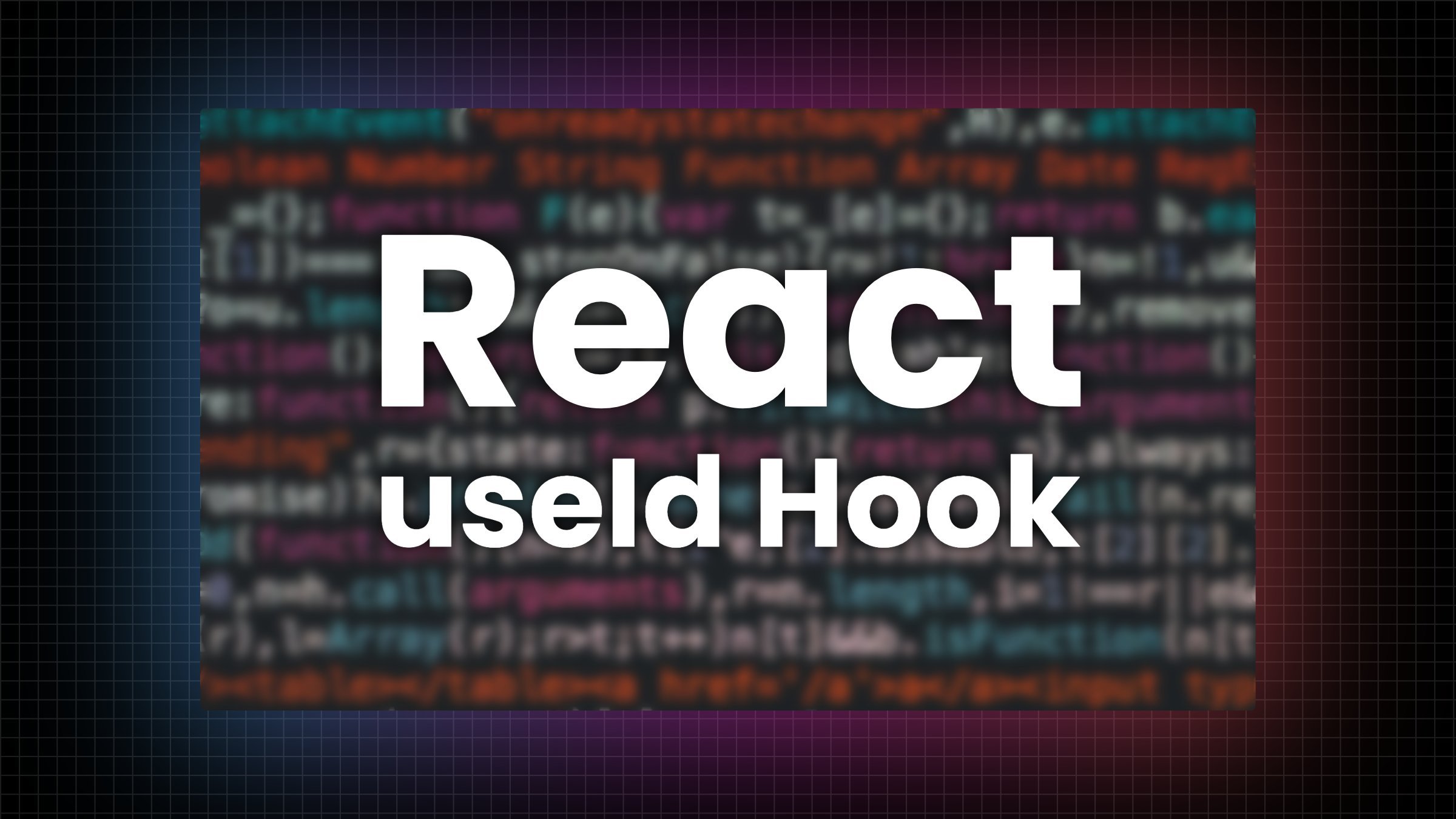 Pratham on Twitter: "Here's the typical example of useId from React official docs: 🔗 https://t ...