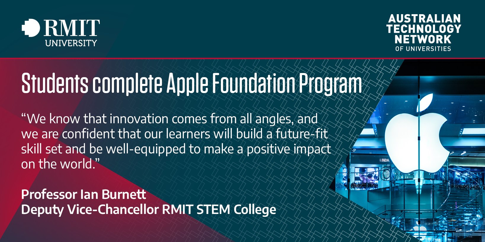 ATN Universities on Twitter: "Students from @RMIT have completed the @Apple Foundation Program ...