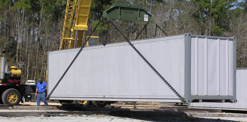 Think Defence on Twitter: "Bottom lift spreaders allow the safe lifting of containers with a ...